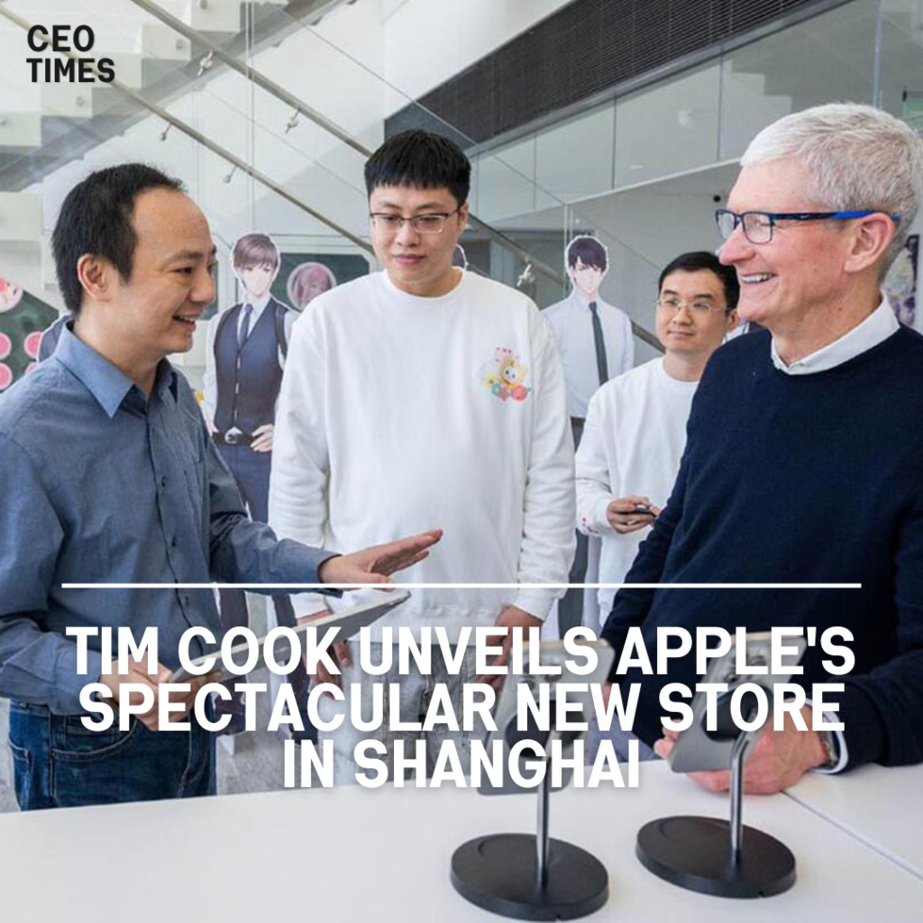Tim Cook Unveils Apple's Spectacular New Store in Shanghai - CEO Times ...