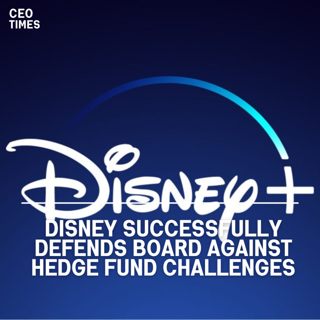 Disney Successfully Defends Board Against Hedge Fund Challenges - CEO ...