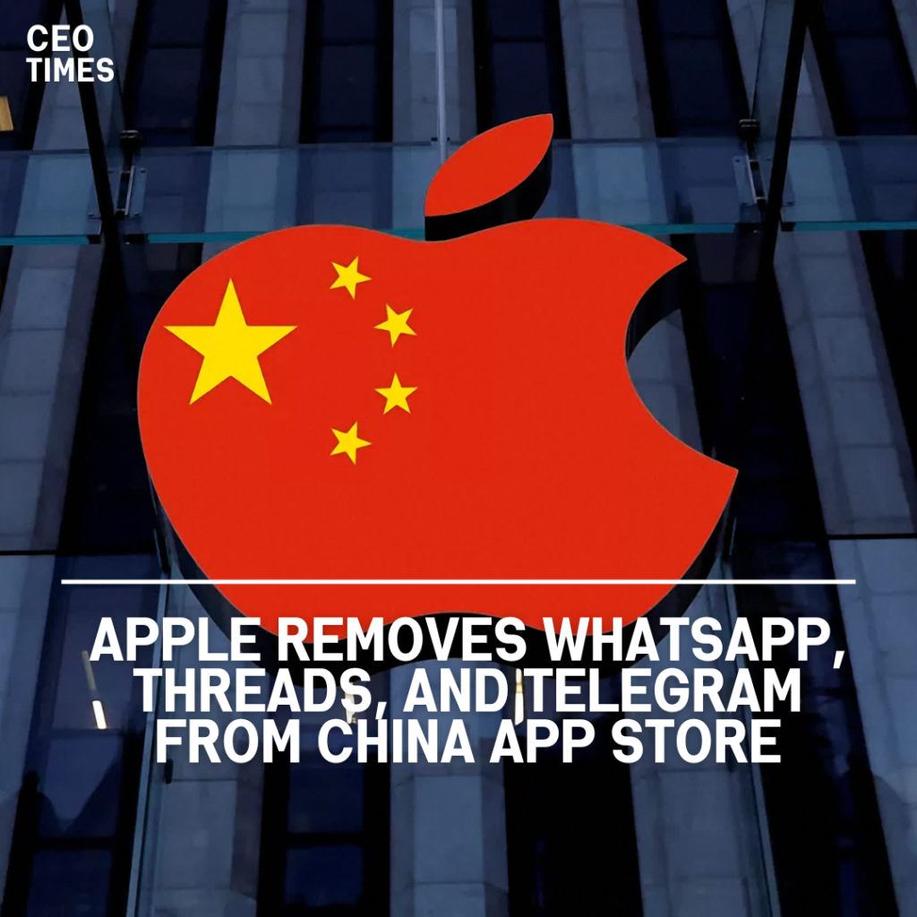 Apple Removes WhatsApp, Threads, and Telegram from China App Store ...