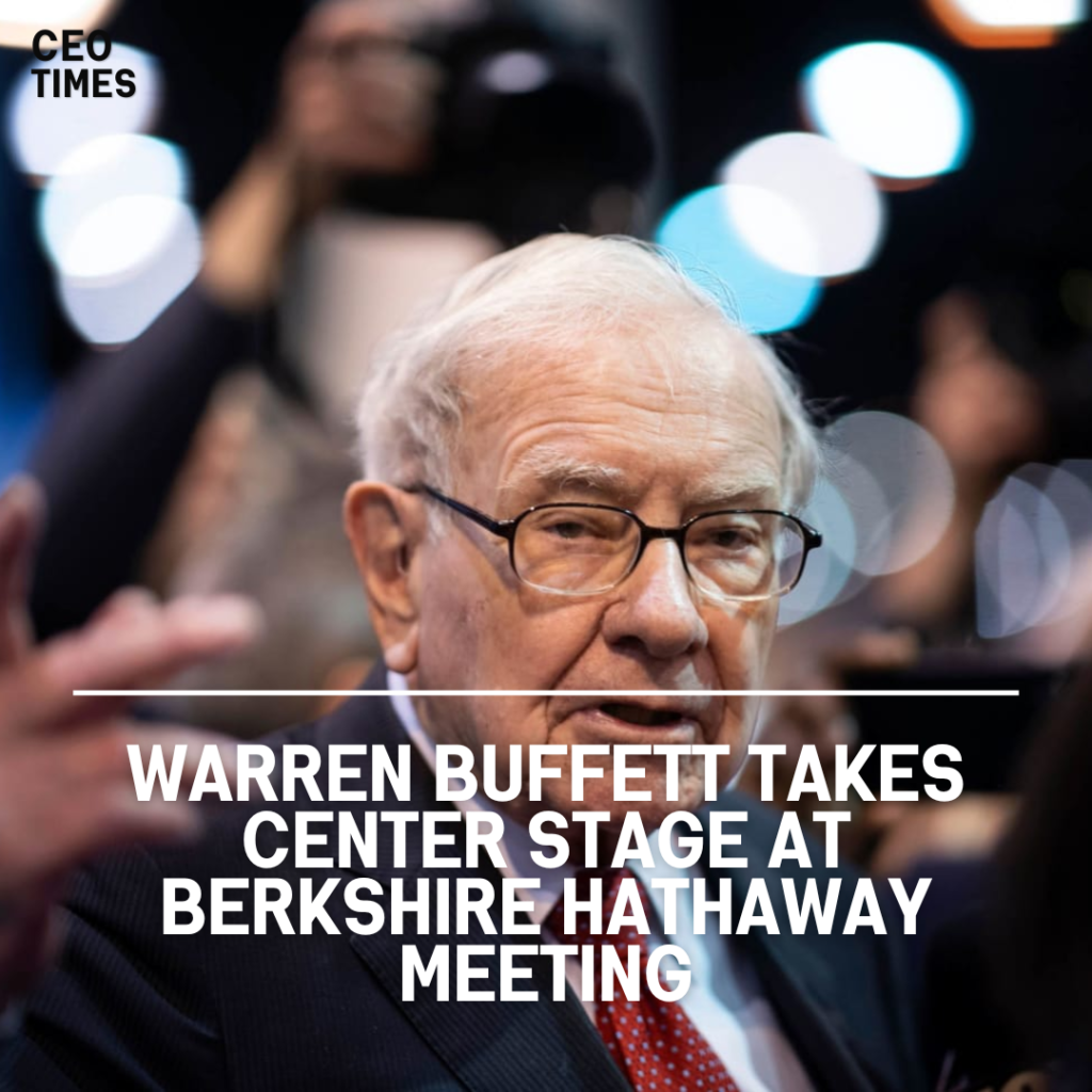 Warren Buffett Takes Center Stage at Berkshire Hathaway Meeting - CEO ...