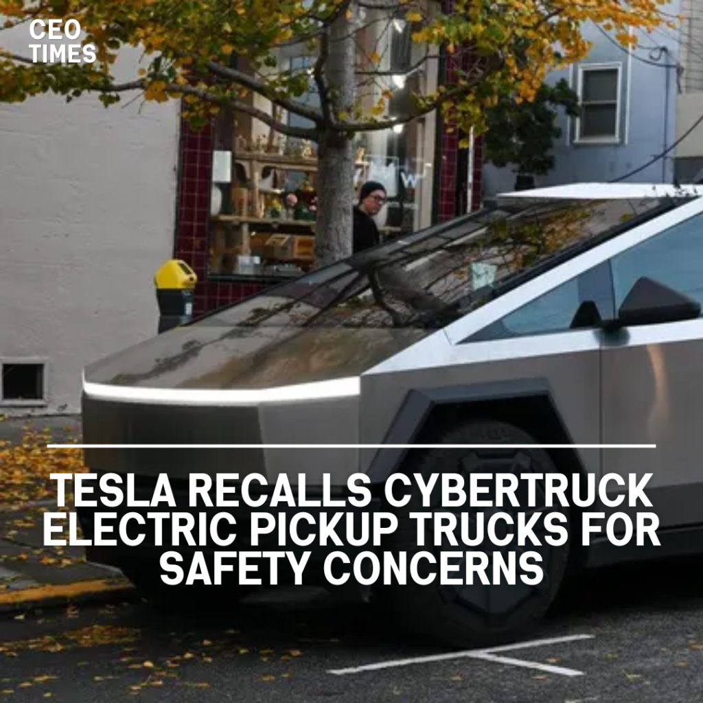Tesla Recalls Cybertruck Electric Pickup Trucks for Safety Concerns ...