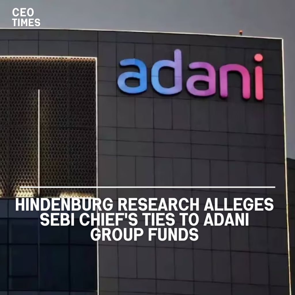 Hindenburg Research Alleges SEBI Chief's Ties to Adani Group Funds ...