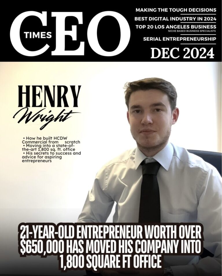 Henry Wright: A Visionary Entrepreneur on the Rise - CEO Times Magazine